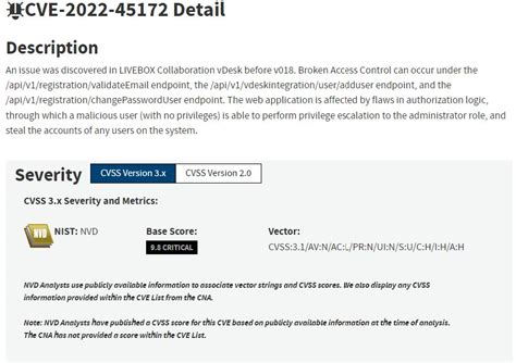 Andrea Carlo Maria Dattola På Linkedin Critical Cve Livebox Vdesk