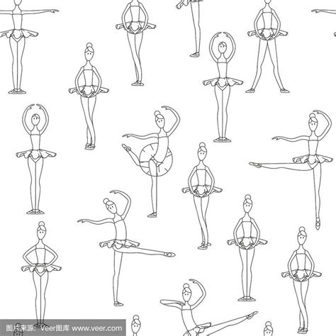 舞蹈动作简笔画简单又好看（最新15张） 简笔画图片大全