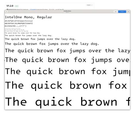 one of intel s newest open source projects is a new font for developers