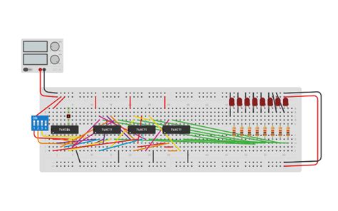 Circuit Design 38 Decoder Tinkercad