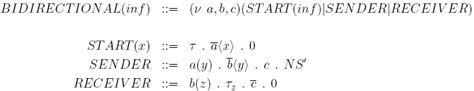 Formal Definition Of The Bidirectional Pattern Download Scientific