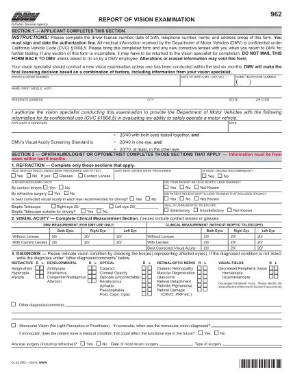 77 Dmv Driver Medical Evaluation Form Page 4 Free To Edit Download