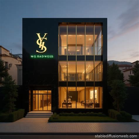 Luxury Jewelry Store Facade Design Stable Diffusion Online