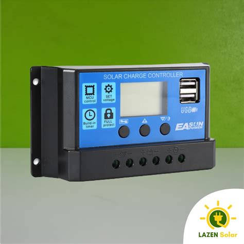 Solar Charge Controller 20a Lazen Store