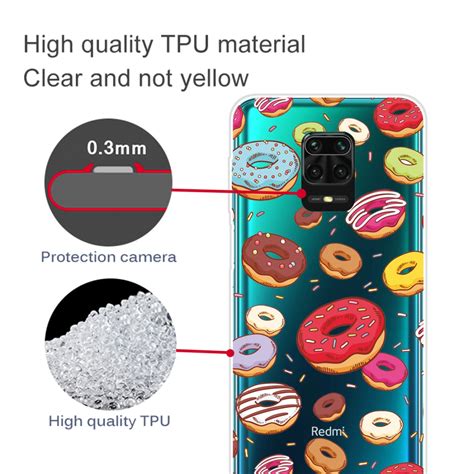 For Xiaomi Redmi Note S Shockproof Painted Transparent Tpu Protective Case Donuts Alexnld Com