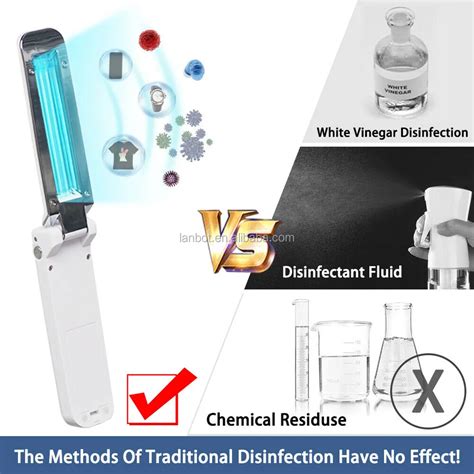 Uv C Led 살균 자외선 살균 휴대용 Uv 살균기 램프