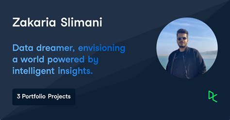 Zakaria Slimani Data Analyst