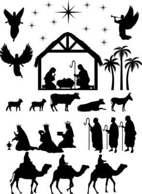 pesebre navideño con el niño jesús maría y josé en el pesebre tradicional historia cristiana de