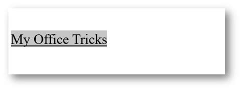 How To Adjust The Space Between Text And Underline In Microsoft Word My Microsoft Office Tips