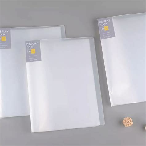 แฟ้มเอกสาร แฟ้มโชว์เอกสาร A4 20 ซอง 30 ซอง 40 ซอง 60 ซอง เติมไส้ไม่ได้ แฟ้มใส แฟ้มใส่เอกสาร