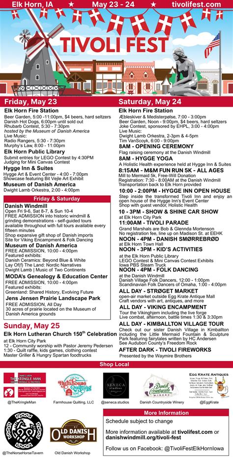 Tivoli Updated Program Facebook