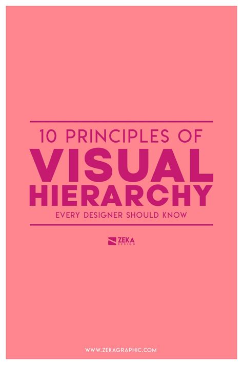 Visual Hierarchy Principles In Graphic Design Artofit