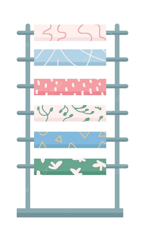 Vector Object Of Semiflat Wallpaper Rolls Standing Upright Vector Wall Wallpaper Fashion Png