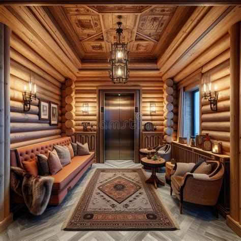 93 121 A Cozy Elevator Interior Designed To Look Lik Stock Image Image Of Like Desi 320135249