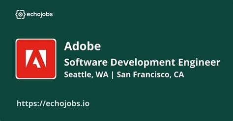 Adobe Is Hiring Software Development Engineer Usd 124k 234k San Francisco Ca Groovy Bash