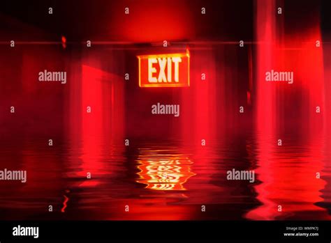 Exit Sign In The Tunnel Hi Res Stock Photography And Images Alamy
