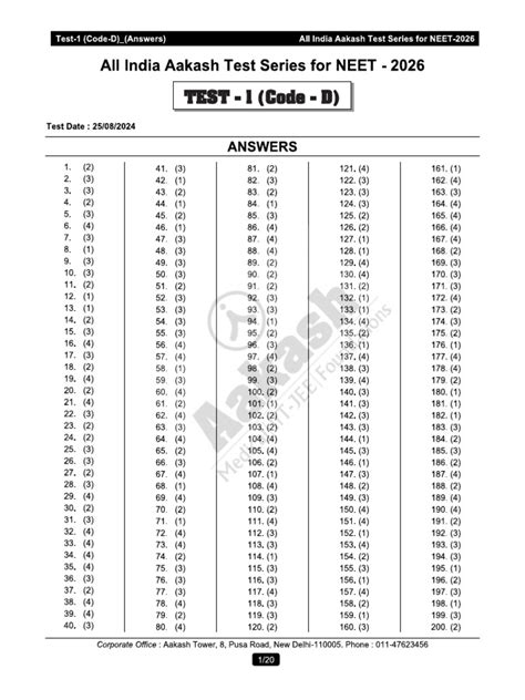 aiats 2026 tym test 1 code d 25 08 2024 solution pdf