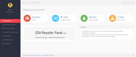 Ocs Panel Website Ssh Reseller Panel Hosting Termurah