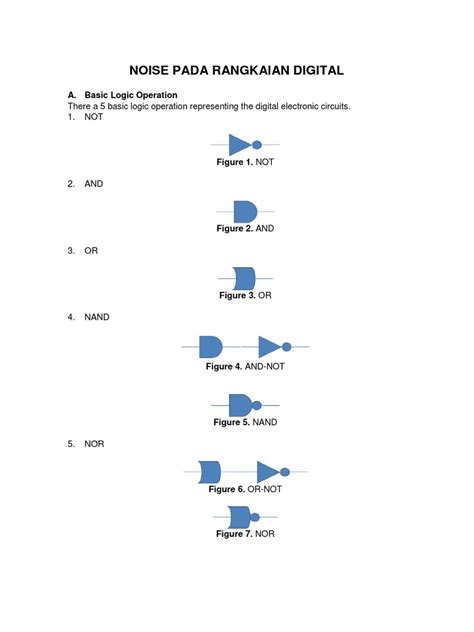 Noise Pada Rangkaian Digital Pdf Logic Gate Digital Electronics