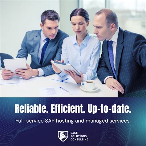Sage Solutions Consulting Inc On Linkedin Efficient Sap Operations Begin With A Strong