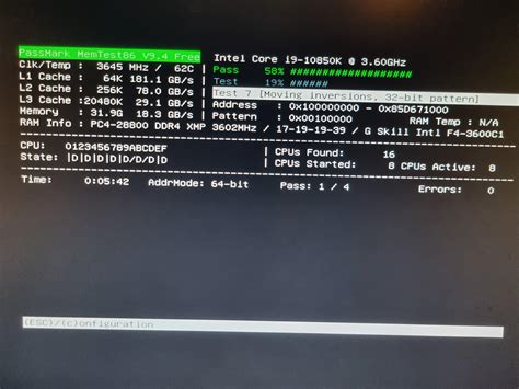 Memtest86 Not Showing All Cpus Rpcmasterrace