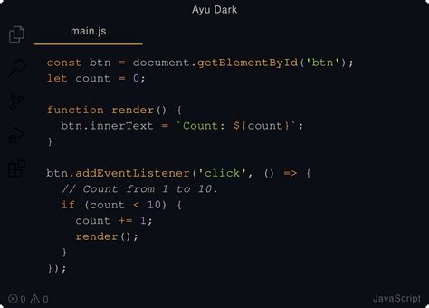 10 лучших тем для Vs Code — журнал Доктайп