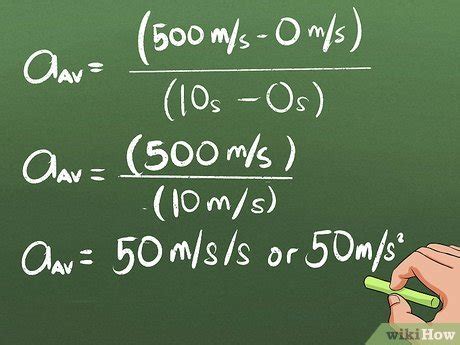 How To Find Average Acceleration Steps With Pictures