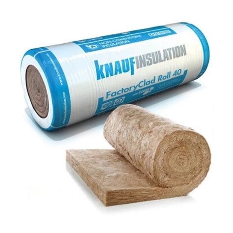 Knauf Factoryclad Roll 40 U Value Insulation Products
