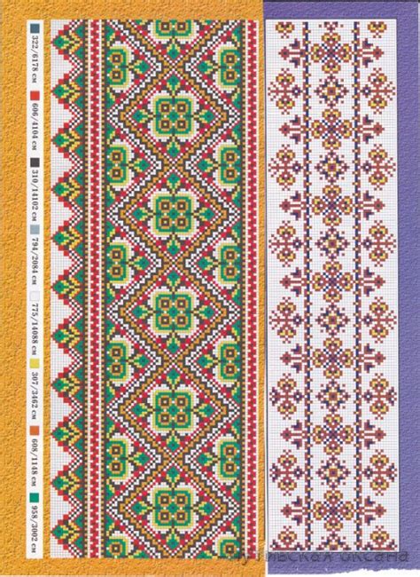 Ukrainian Cross Stitch Pattern For Mens Shirts Вышивание крестиком Узоры для вышивки