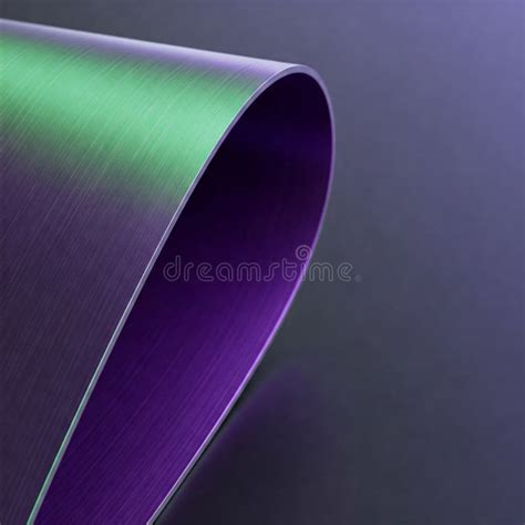 A Sleek Metallic Sheet Bent Into A Sharp Angular Fold Stock Illustration Illustration Of