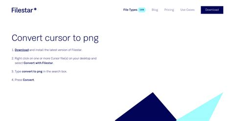 Filestar Convert Cursor To Png