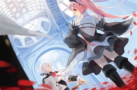 Krul Tepes And Ferid Bathory Owari No Seraph Drawn By Karm A Danbooru