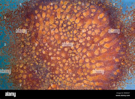 Detail Of The Rust Stains On The Metal Surface Stock Photo Alamy