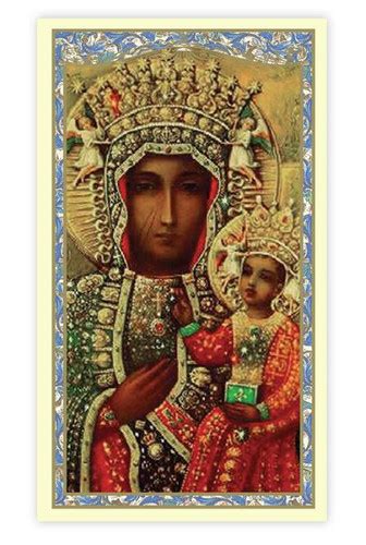 Our Lady Of Czestochowa Holy Card The Ghosthunter Store