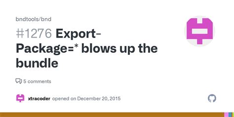 export package blows up the bundle · issue 1276 · bndtools bnd · github