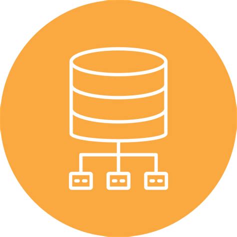 Database Generic Color Fill Icon