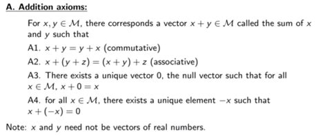Bios 762 Vector Spaces Flashcards Quizlet