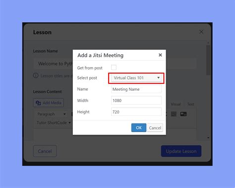 How To Take Live Online Classes With Jitsi Meet And Tutor Lms Tutor Lms