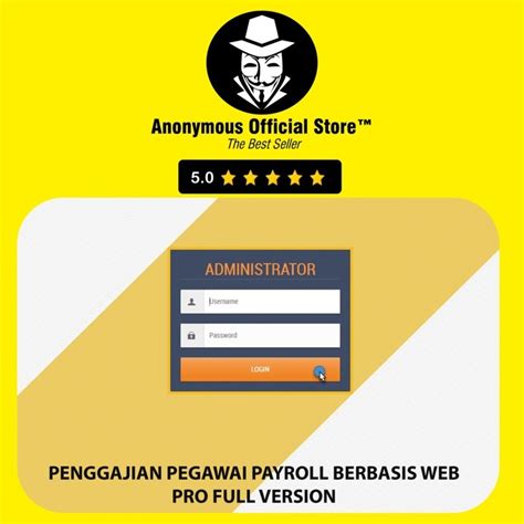 Jual PROGRAM SISTEM INFORMASI PENGGAJIAN GAJI PEGAWAI PAYROLL BERBASIS