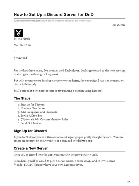 how to set up a discord server for dnd pdf download free pdf icon
