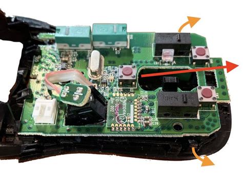 Разборка мыши Logitech M HD