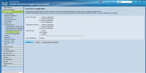 Backup Config Switch Cisco Sg 200 Hardwares And Others