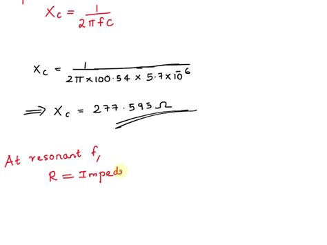 Solved In An L R C Series Circuit L 0 440 H R 380 0 Î© And C