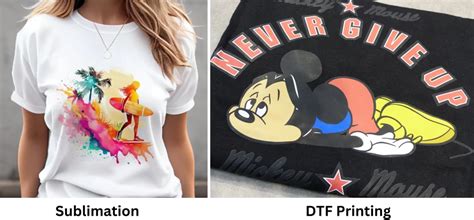 DTF Vs Sublimation Printing Which Is Better And Durable