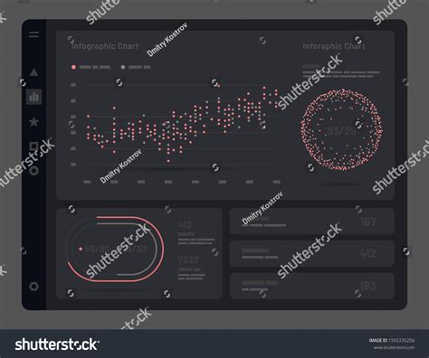 Web App Dashboard Ui Ux Kit Stock Vector Royalty Free 1592235256 Shutterstock