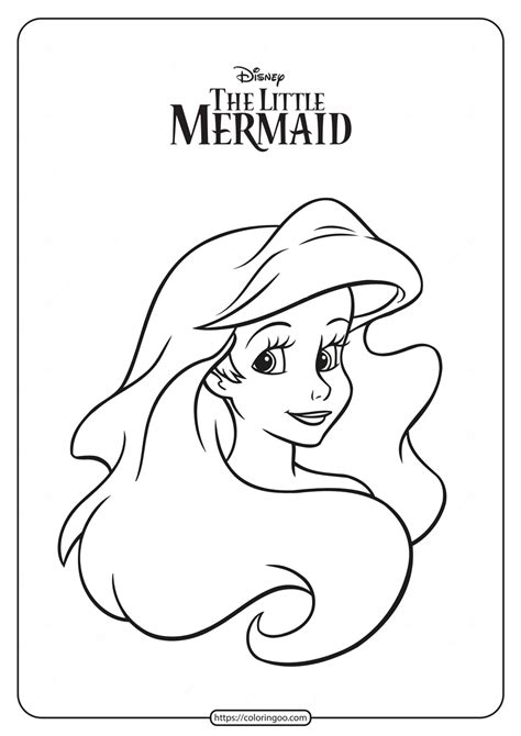 20 The Little Mermaid Coloring Pages Free Pdf Printables