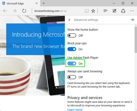 How To Disable Flash In Windows S Edge Browser Laptop Mag