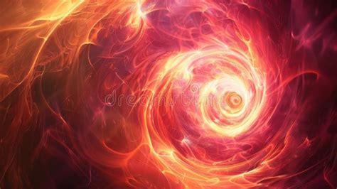 Dynamic Abstract Background Featuring A Mesmerizing Glowing Vortex Of Light Swirling Inward