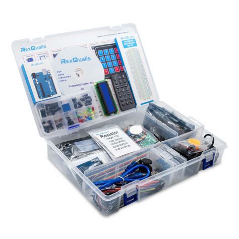 getuscart rexqualis complete starter kit based on arduino uno r3 w