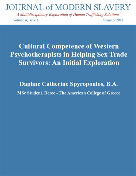 Pdf Cultural Competence Of Western Psychotherapists In Helping Sex